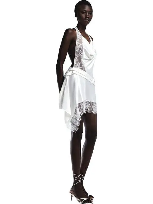 Revolve Gaspard Mini Dress - Ivory