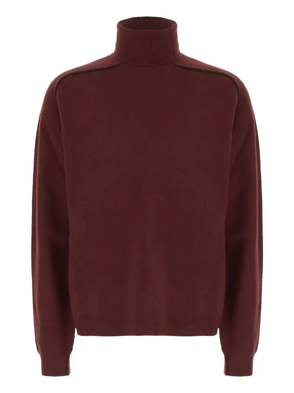 MAISON MARGIELA Knitted High Neck Pullover - Multicolor