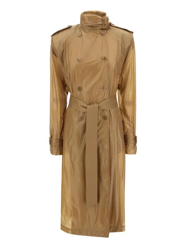 Saint Laurent Belted Trench Coat - Multicolor
