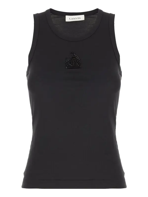 LANVIN Embellished Tank Top - Multicolor