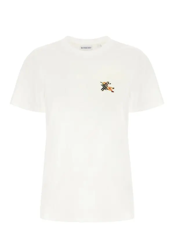 Burberry Embroidered Horseferry Print T-shirt - Multicolor