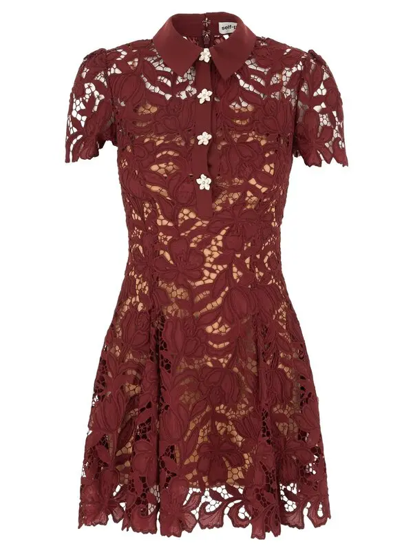SELF-PORTRAIT Lace Dress - Multicolor