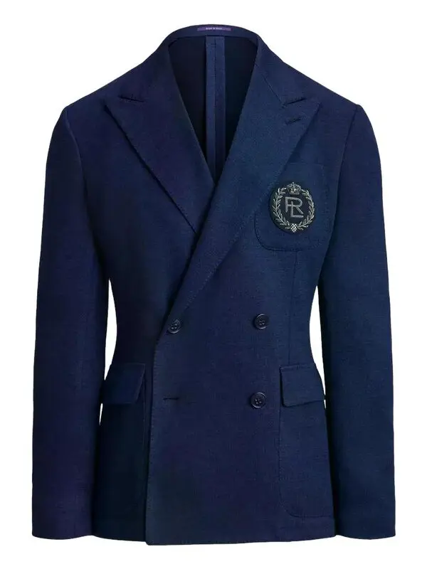 Ralph Lauren Purple Label Kent Double-breasted Blazer - Blue