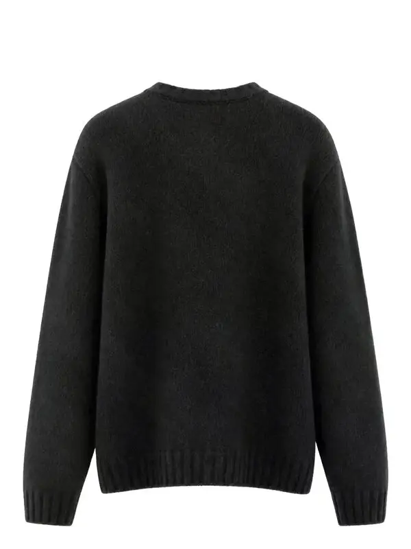 RETORI Brushed Crew-neck Sweater - Black
