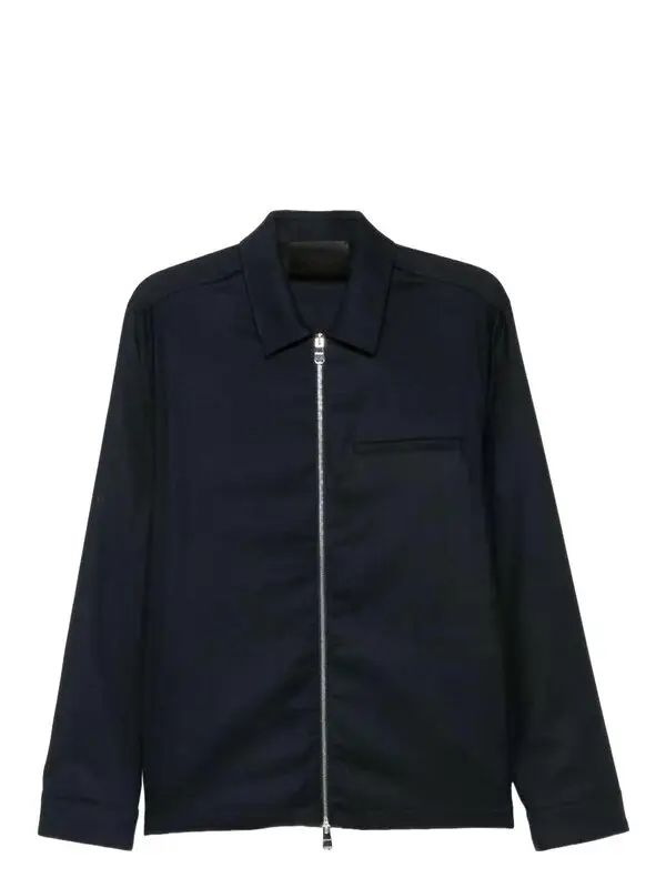 DONDUP Zip-up Chest-pocket Jacket - Blue