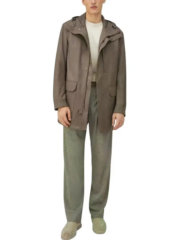 RETORI Retro Water-repellent Wool Parka - Neutrals