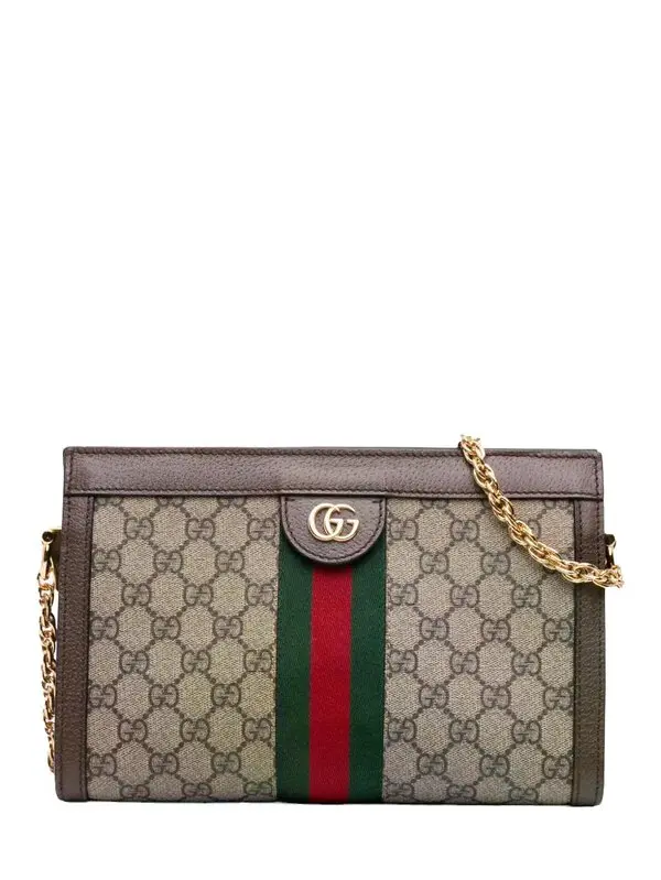 Gucci Ophidia Gg Supreme Web Crossbody Bag - Neutrals