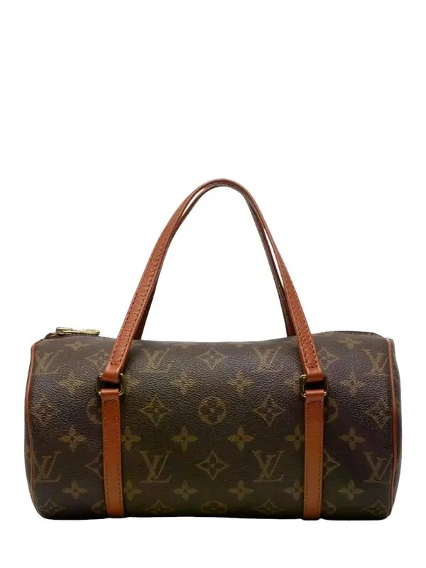 LOUIS VUITTON 1990 Monogram Papillon 26 Handbag - Brown