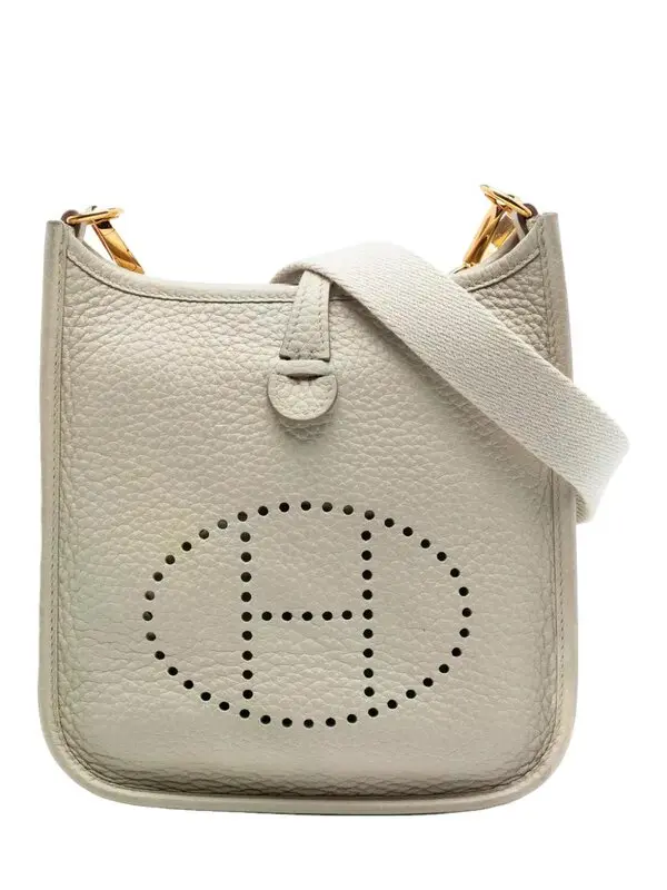 Hermès Clemence Evelyne I Tpm 16 Crossbody Bag - Grey
