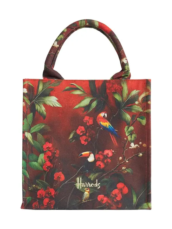 Harrods Exotics Blend 49 Tote Bag - Red