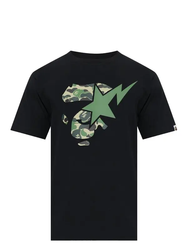 A BATHING APE T-shirt With Print - Black