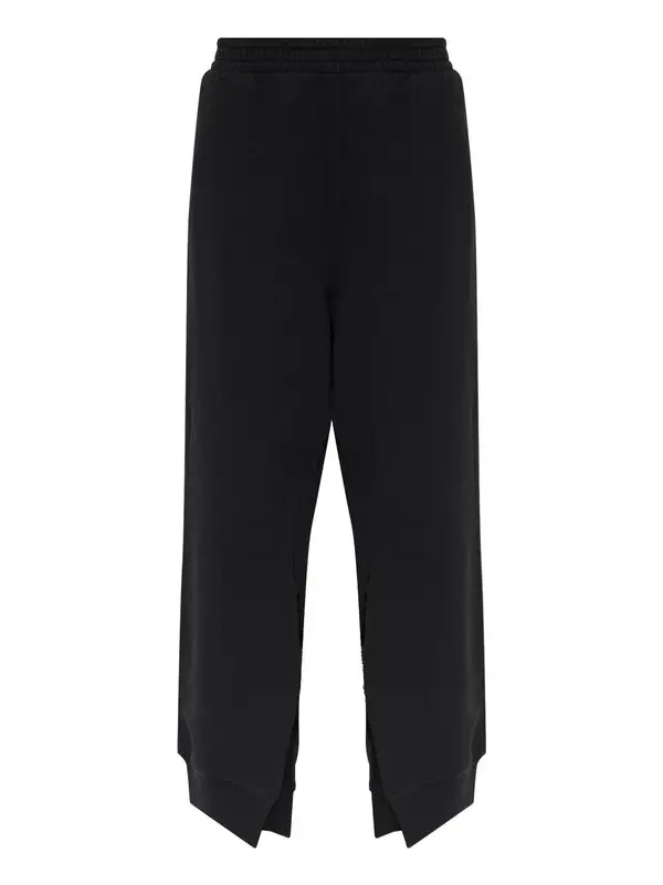 MAISON MARGIELA Sweatpants With Front Slits - Black