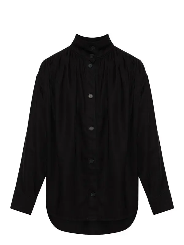IRO PARIS Fenyra Tencel Shirt - Black