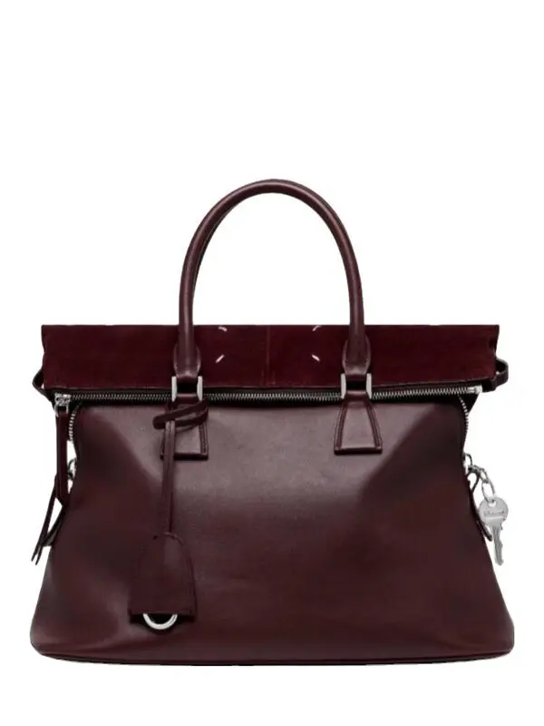 MAISON MARGIELA 5ac Soft Medium Tote Bag - Red