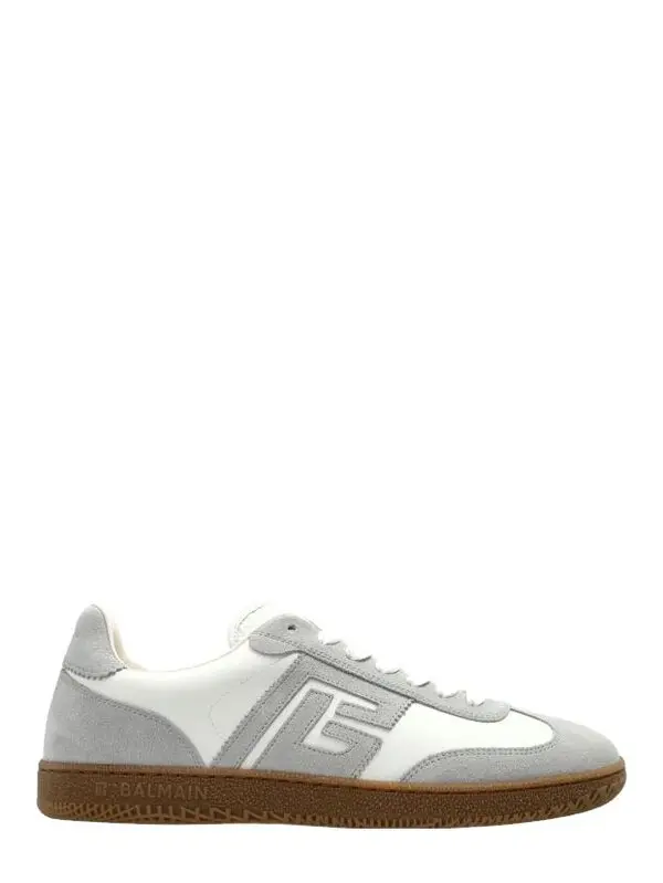 Balmain Swan Sports Low Top Sneakers - Gray