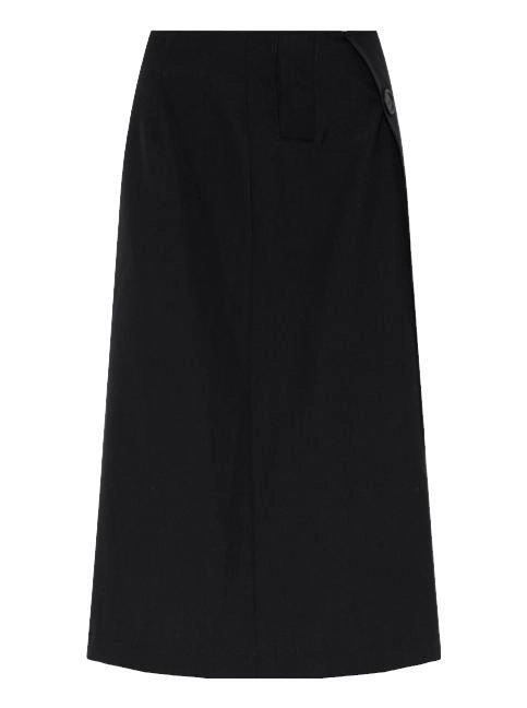 MAISON MARGIELA Wrap Design Buttoned Midi Skirt - No
