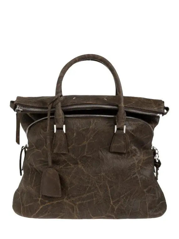 MAISON MARGIELA Zip-up Tote Bag - Green