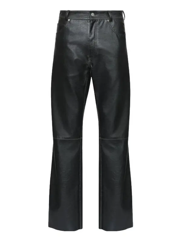 MAISON MARGIELA Leather-effect Trousers - Black