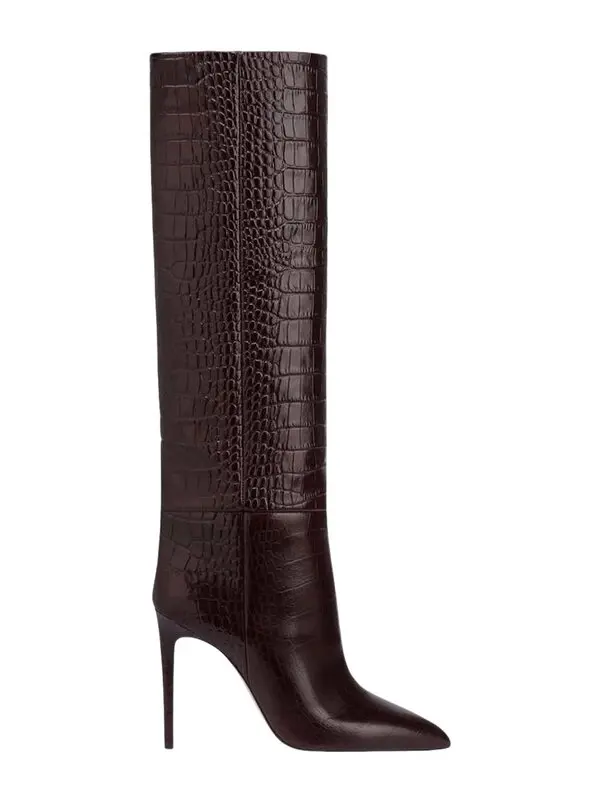 Paris Texas Stiletto Boots - Black