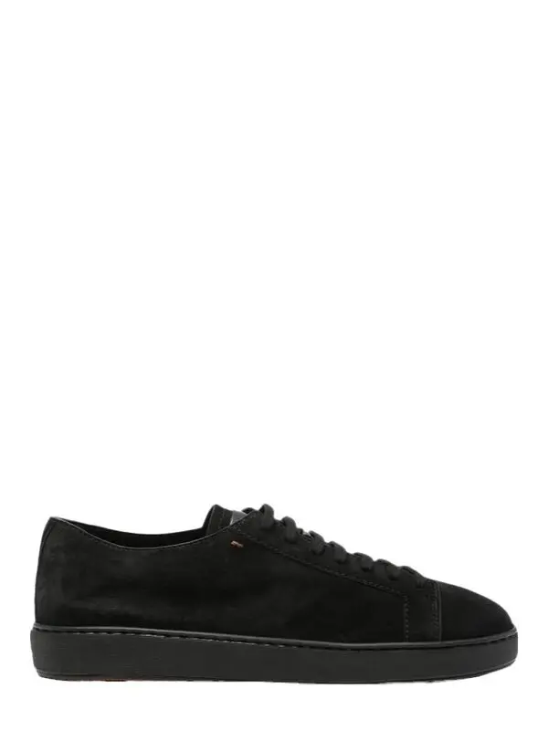 Santoni Lace-up Low-top Casual Shoes - Black