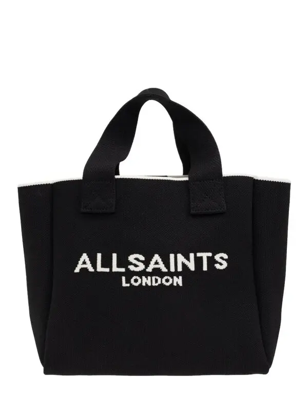 ALLSAINTS Logo Canvas Tote Bag - Black