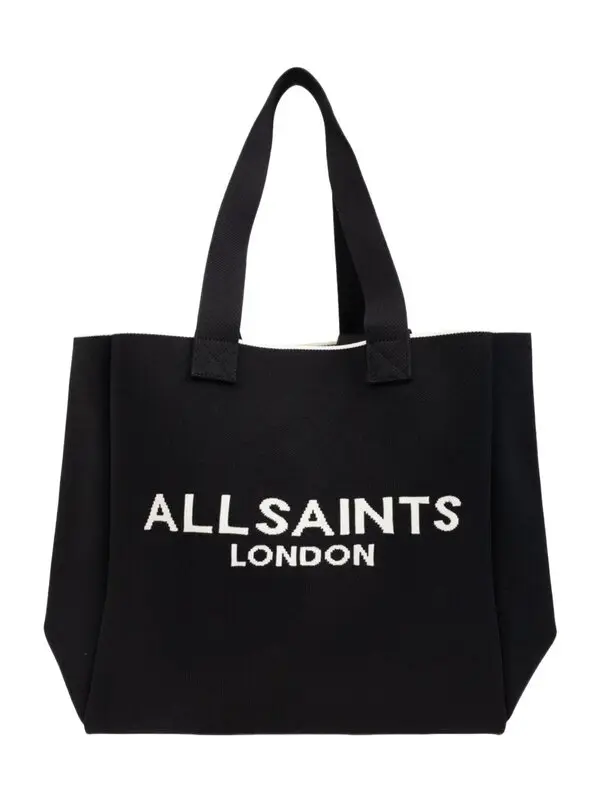 ALLSAINTS Logo Canvas Tote Bag - Black