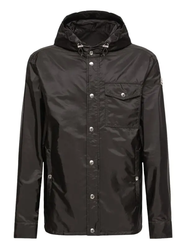 Moncler Duvainne Hooded Mid-length Jacket - Black