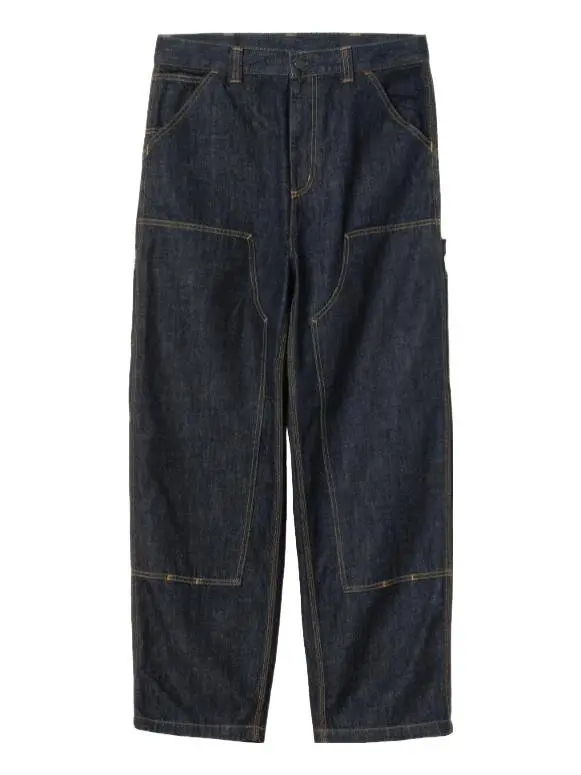 Carhartt Work In Progress Og Double Knee Pants - Blue (rinsed)