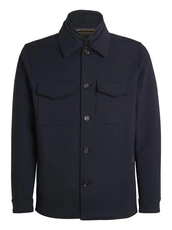 MOORER Technical Overshirt - Navy