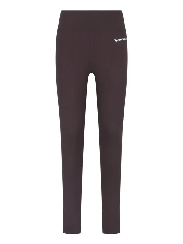 SPORTY  RICH Sporty & Rich High-waisted Casual Pants - Black