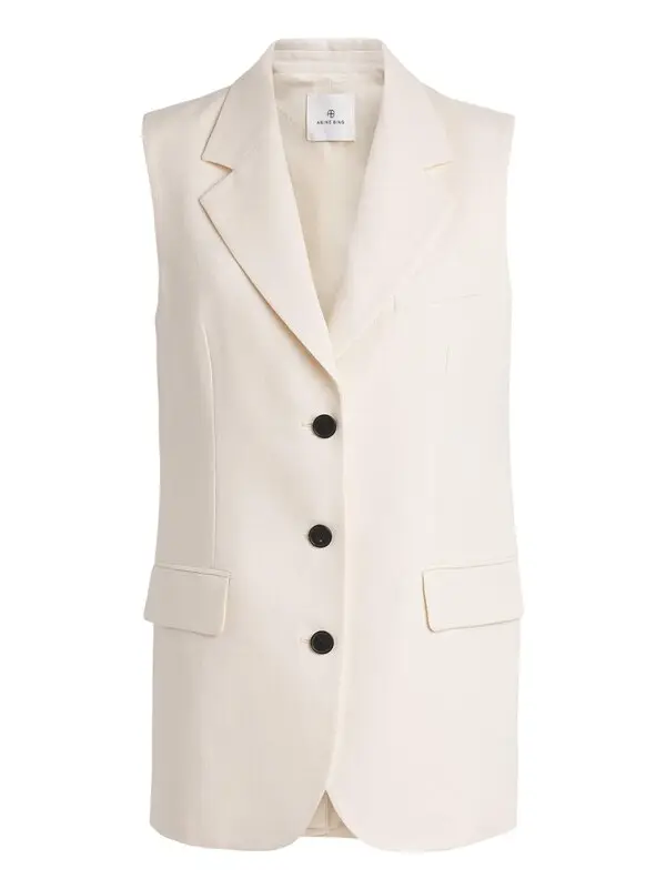 ANINE BING Sara Vest - Ivory