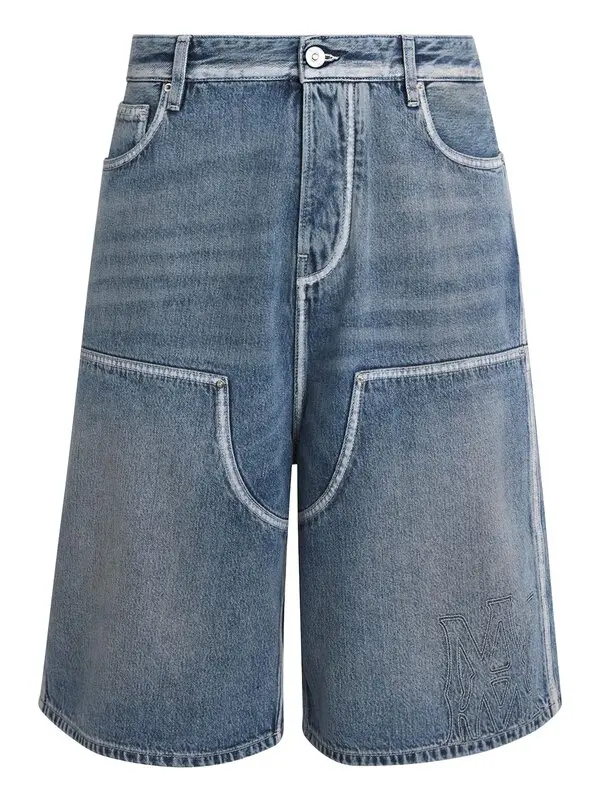 Amiri Ma Carpenter Denim Shorts - Blue