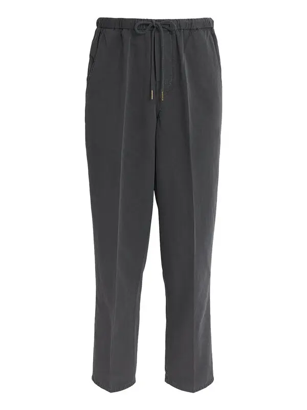 Citizens Of Humanity Linen Drawstring Trousers - Black
