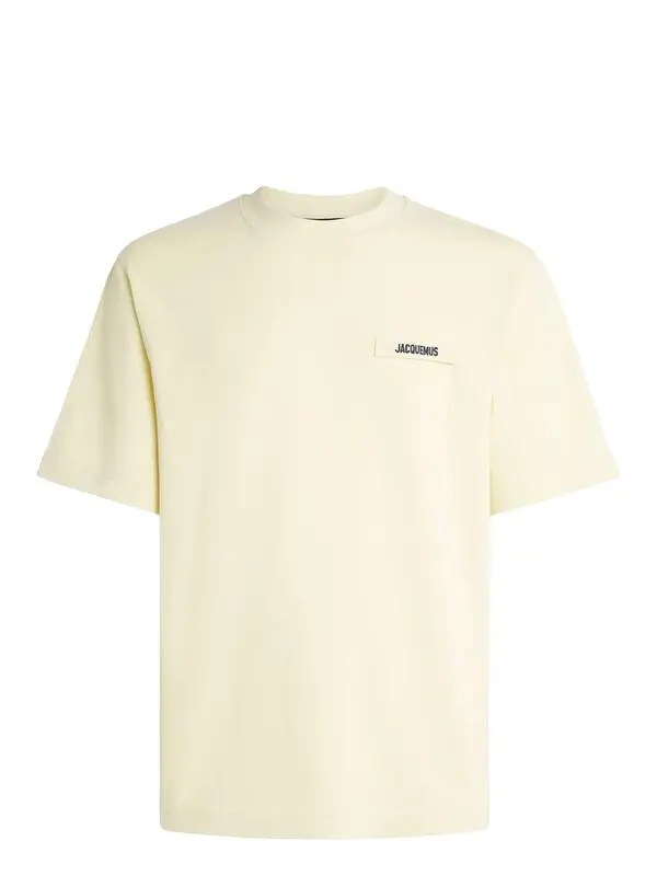 Jacquemus Grosgrain Logo T-shirt - Yellow