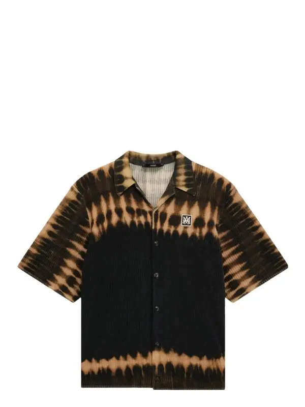 Amiri Ma Patch Tie-dye Shirt - Black