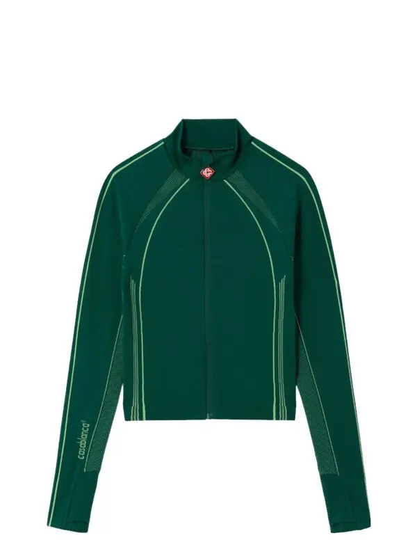 Casablanca Zip-up Performance Jacket - Green