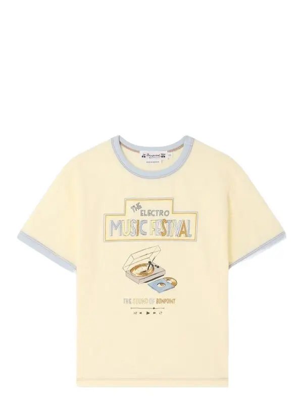 Bonpoint Graphic Print T-shirt - Yellow