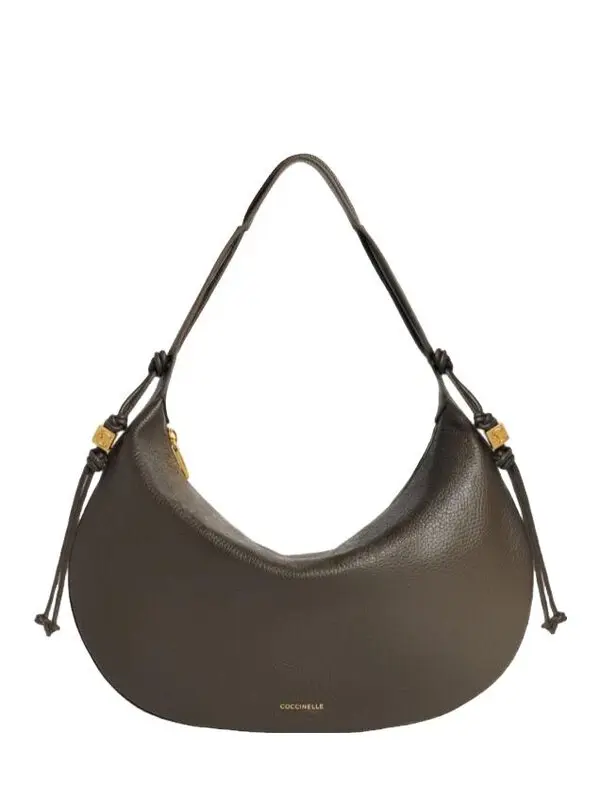 COCCINELLE Zip Hobo Shoulder Bag - Fango
