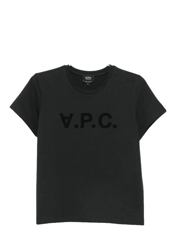 A.p.c. Logo Print T-shirt - Black
