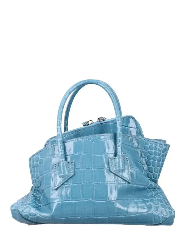Attico La Passeggiata Mini Top Handle Bag - Blue