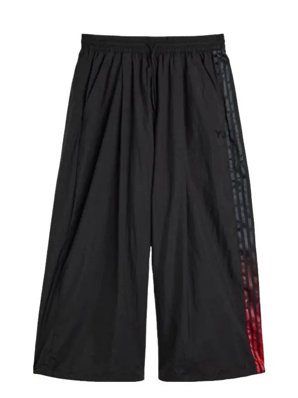 Y3 Logo-print Drawstring-waist Trousers - Black