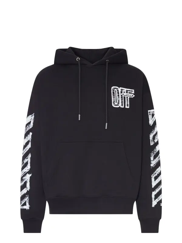 Off-White Motion Arrow Skate Hoodie - Black