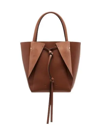Gabriela Hearst Marija Small Leather Tote Bag - Brown
