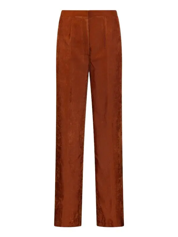 FORTE_FORTE Straight-leg Casual Trousers - Red