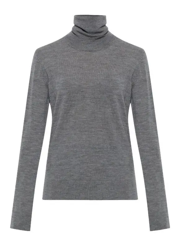 RÓHE Fitted Turtleneck Sweater - Gray