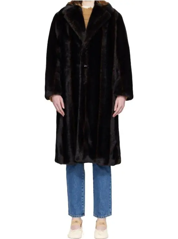 MAISON MARGIELA Long-sleeved Coat - Black