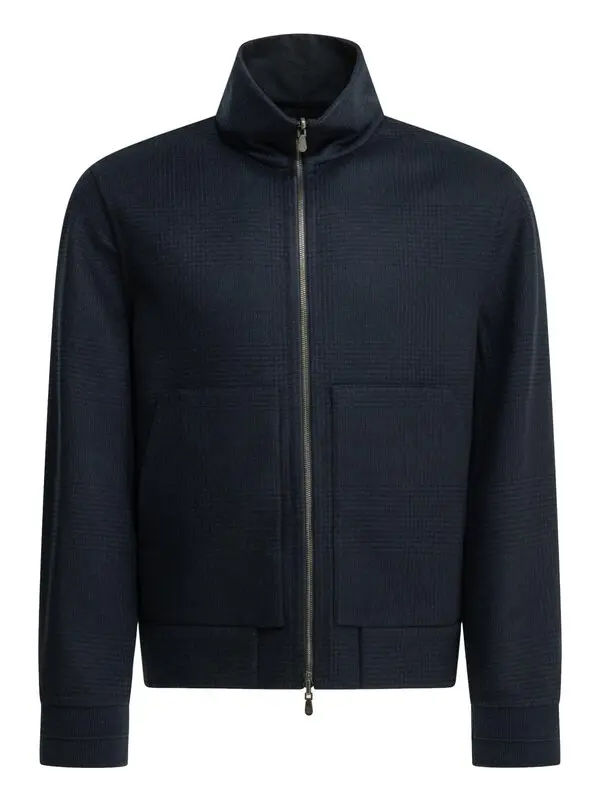 Brunello Cucinelli Hand-crafted Reversible Bomber Jacket - Black