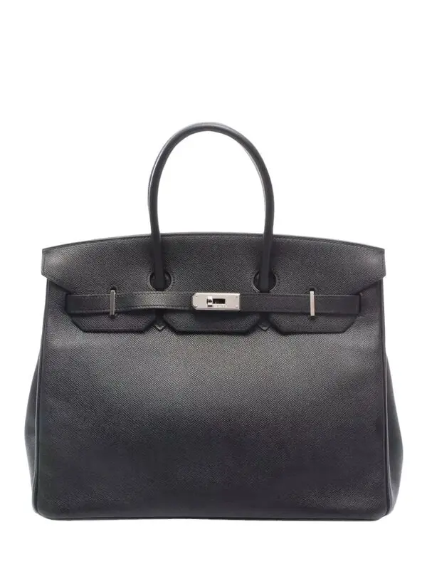 Hermès Birkin 35 Leather Tote Bag - Black