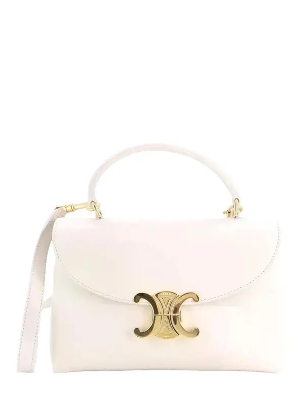 Celine Nino Top Handle Bag Leather Teen Satchel - Neutrals