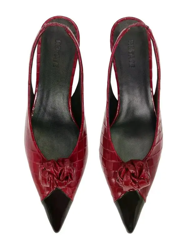 ROTATE BY BIRGER CHRISTENSEN Knot Slingback Pumps - Red